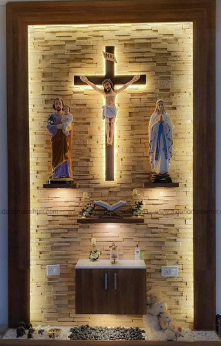 Prayer unit in Alakode, Kannur| Gypsum ceiling in Kasaragod, Kannur ...